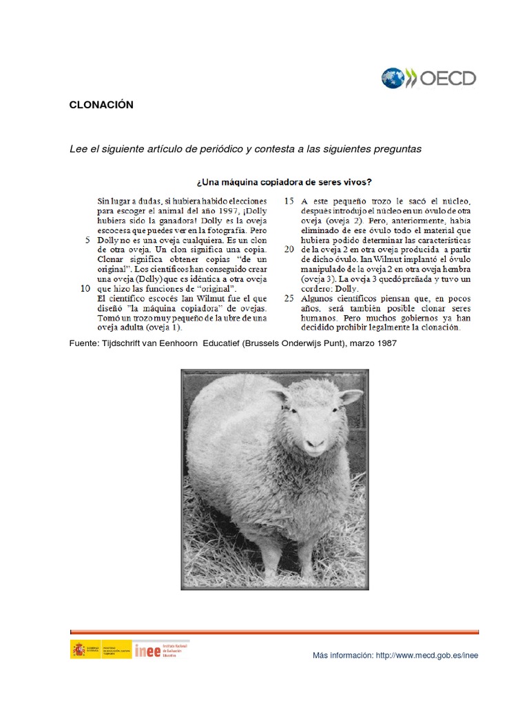 Preguntas sobre Clonación y Ética | PDF | Salud y bienestar