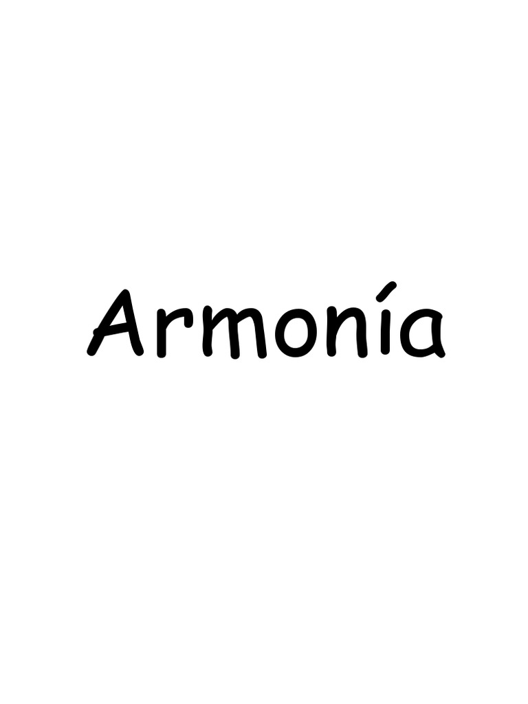 Armonía Ilustrada: Guía Práctica PDF | PDF | Acorde (Música) | Clave