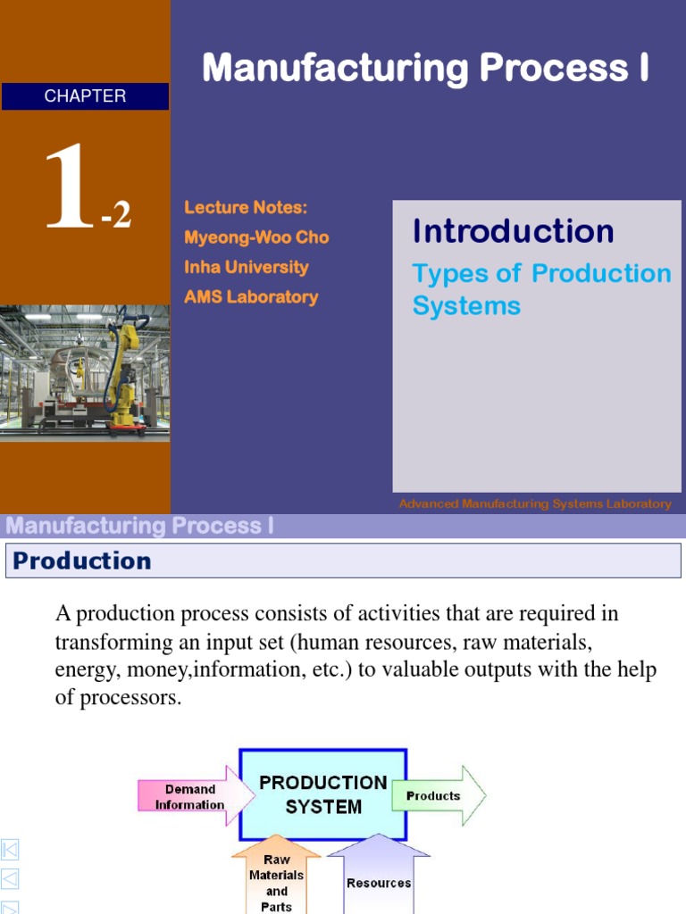12-Types of Production Systems | PDF | Laboratories | Production And ...