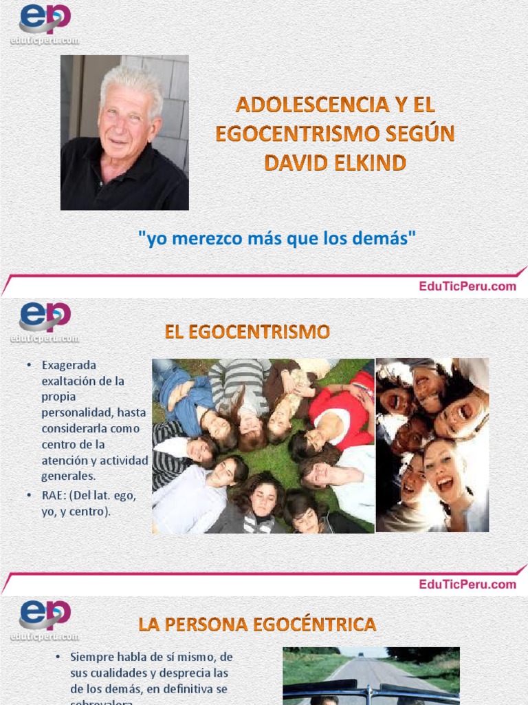 David Elkind - El Egocentrismo Adolescente | PDF | Teorías filosóficas ...