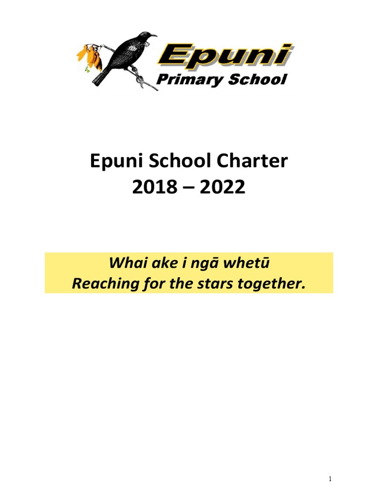 Epuni School Charter 2018-2022 Overview | PDF | Reading Comprehension ...