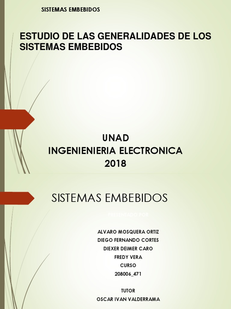 Sistemas Embebidos Fase 2 | PDF | Sistema Integrado | Ingenieria Eléctrica