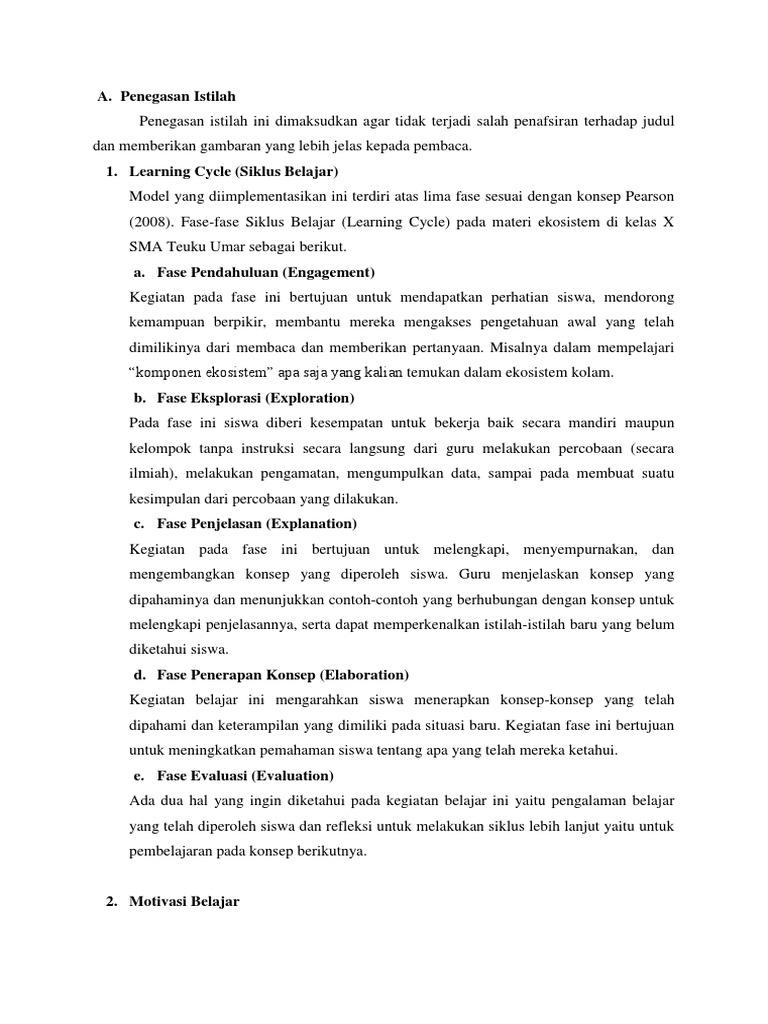 Penegasan Istilah | PDF