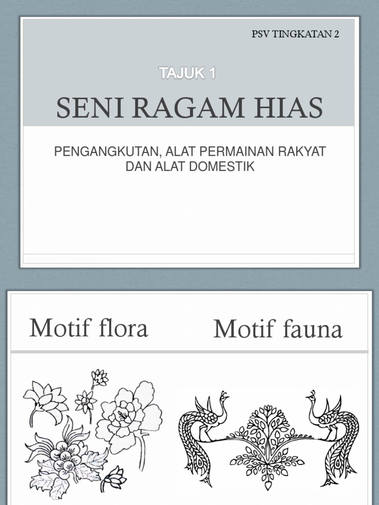 Seni Ragam Hias (TIng. 2) | PDF