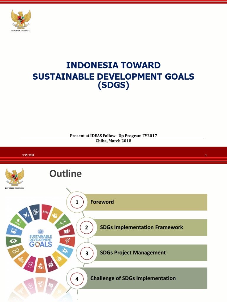 Indonesia's SDGs Implementation Roadmap | PDF | Sustainability | Public ...