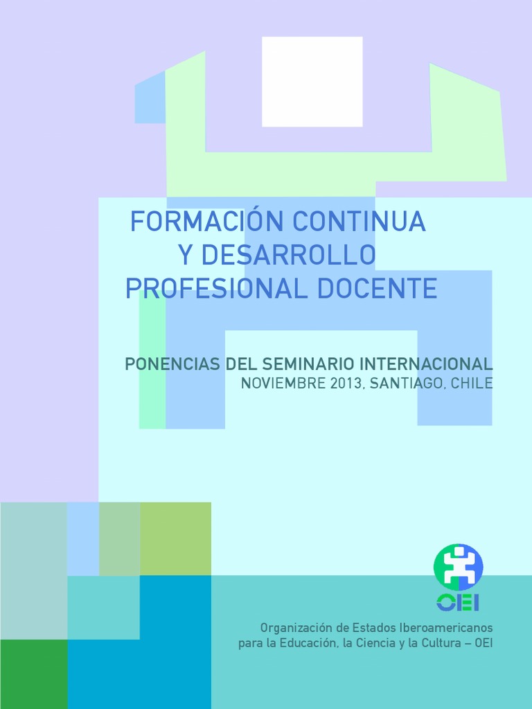 Formación Continua y Desarrollo Profesional Docente PDF | PDF ...