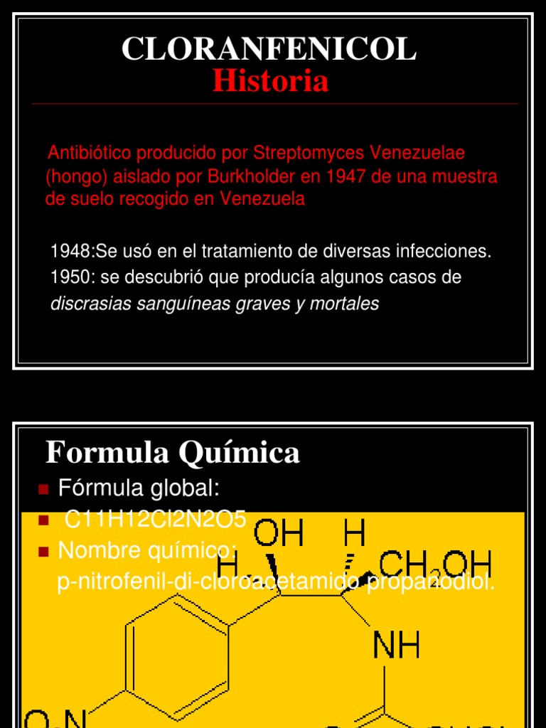 Cloranfenicol | PDF | Enfermedades y trastornos | Medicina