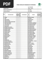 Format Cheklist Pemeriksaan Kendaraan Operasional Perusahaan | PDF