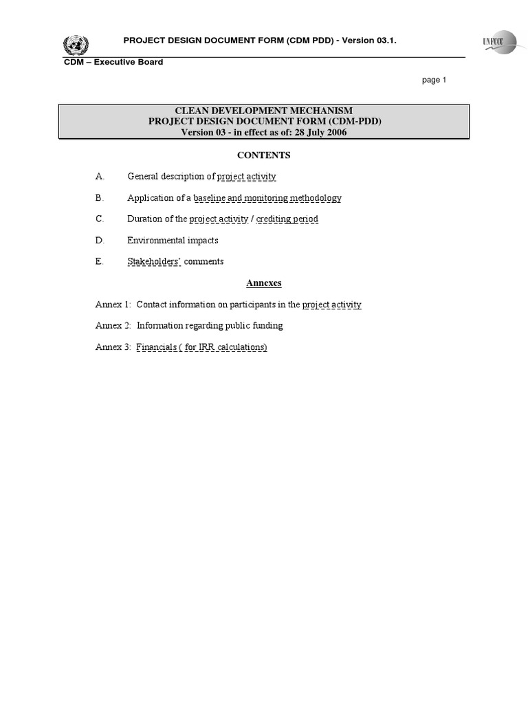 Complete PDD For CKT Compost Plant | PDF | Internal Rate Of Return ...