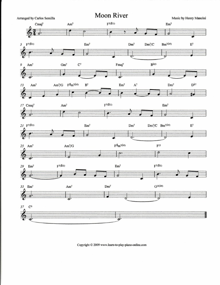 Moon River | PDF