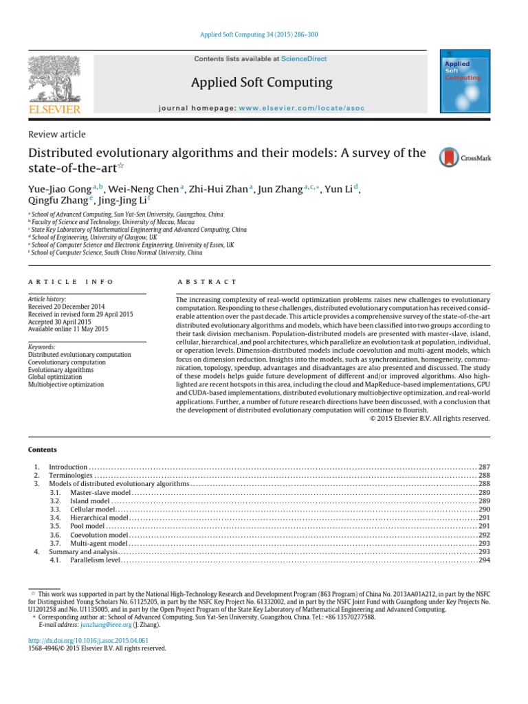 Distributed Evolutionary Algorithm Pdf Scalability Distributed Computing
