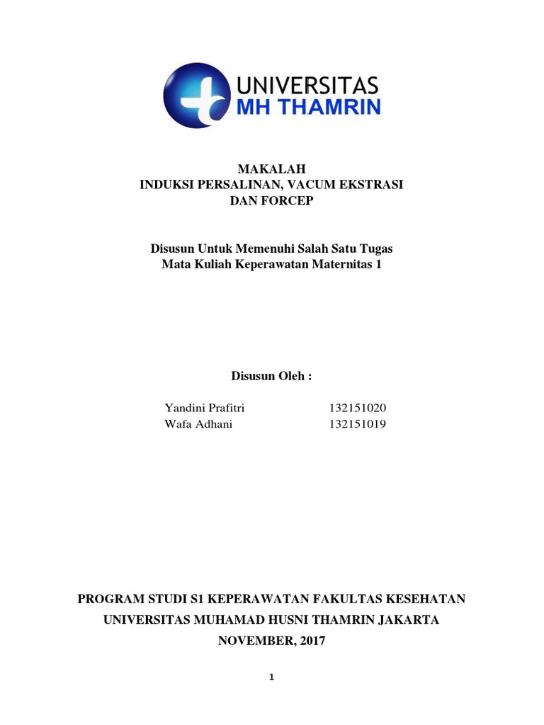Induksi Persalinan, Ekstrasi Fakum, Forceps | PDF | Sains & Matematika