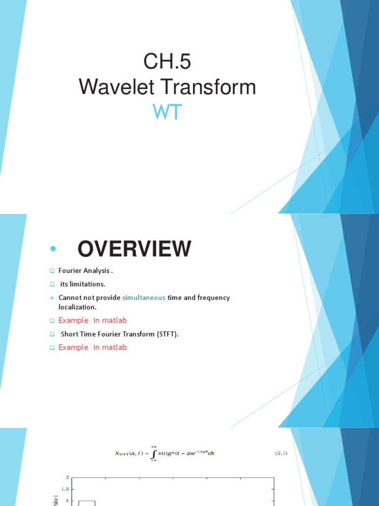 Wavelet Transform11 | PDF | Wavelet | Harmonic Analysis