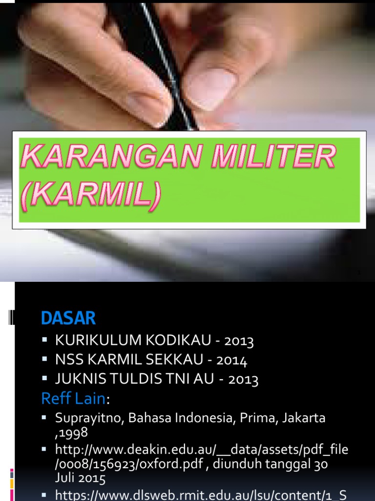 Materi Karmil | PDF | Karier & Perkembangan | Seni
