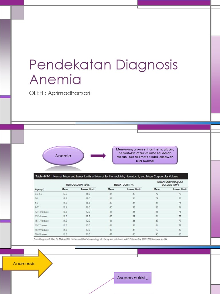 Pendekatan Diagnosis Anemia | PDF | Anemia | Hematology