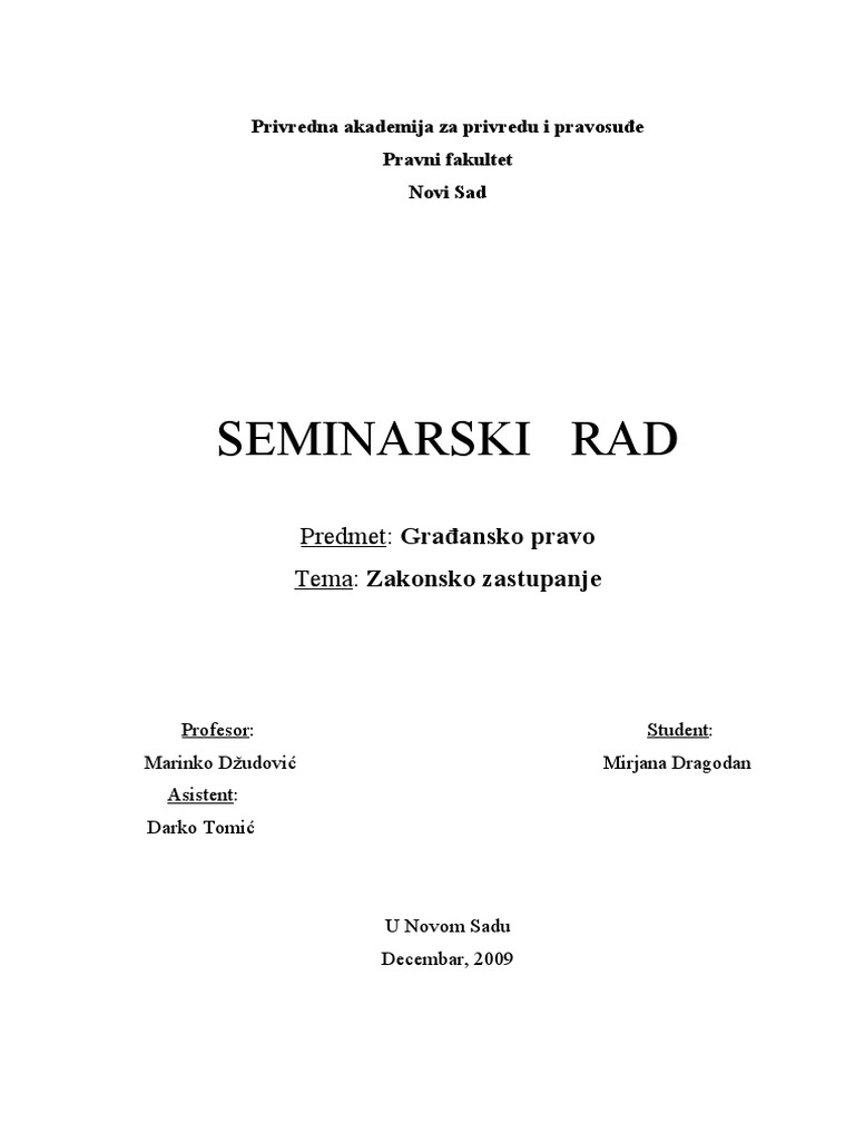 Gradjansko Pravo | PDF
