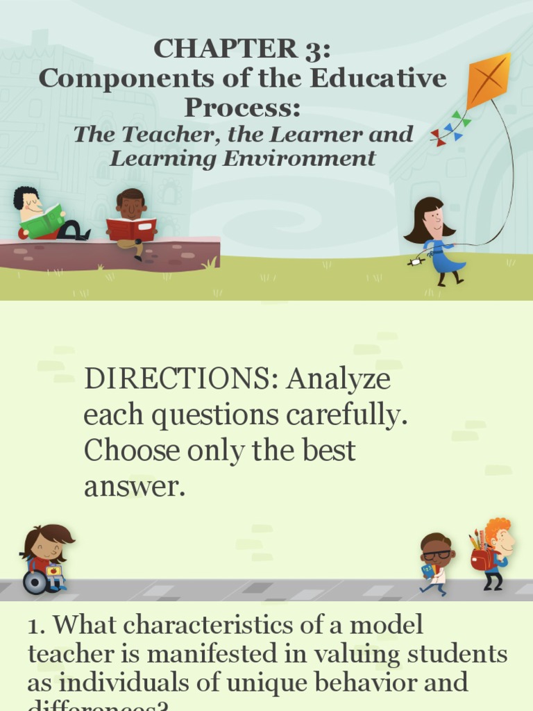 Chapter 3-Components of Educative Process | PDF