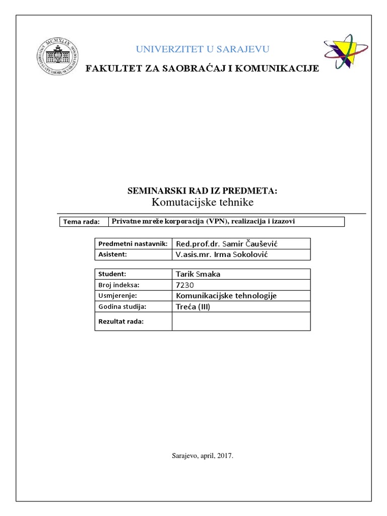 Seminarski Rad | PDF