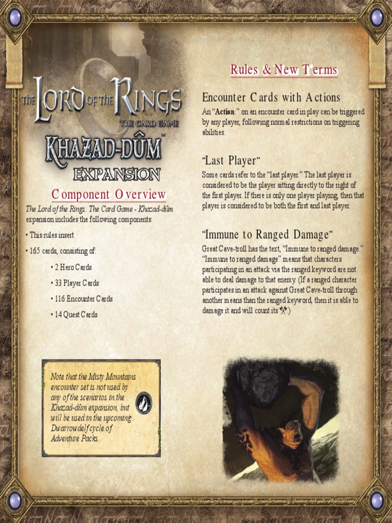 Khazad Dum Rules PDF | PDF | Gaming | Leisure