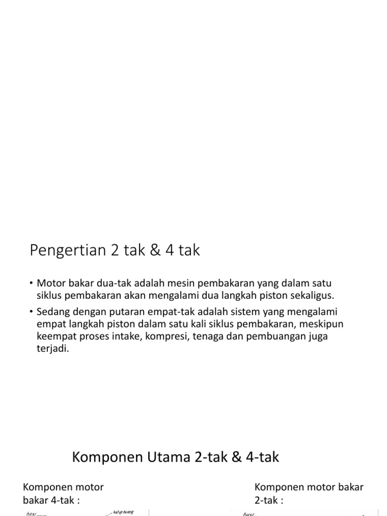 Mesin 2 Tak & 4 Tak | PDF