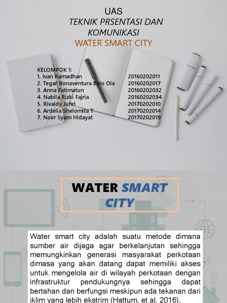 Konsep dan Tujuan Water Smart City | PDF