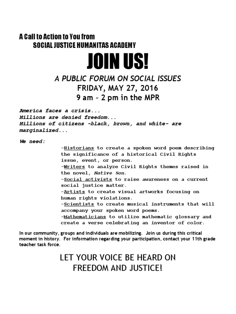 Flyer Civil Rights | PDF
