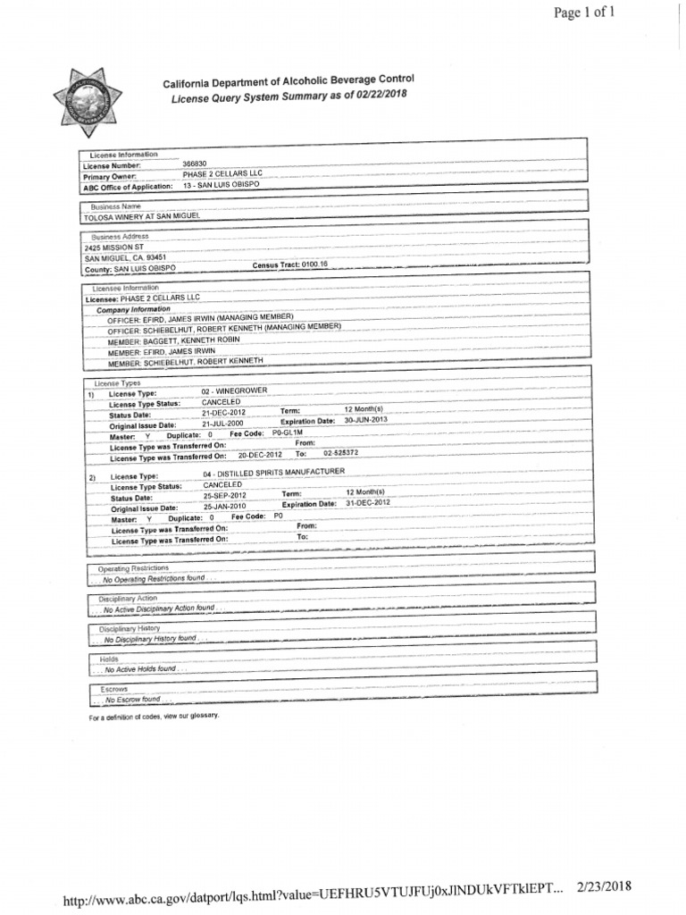 ABC PRA - Phase Two Cellars Part 2 - Alpha and Omega Part 1 | PDF ...