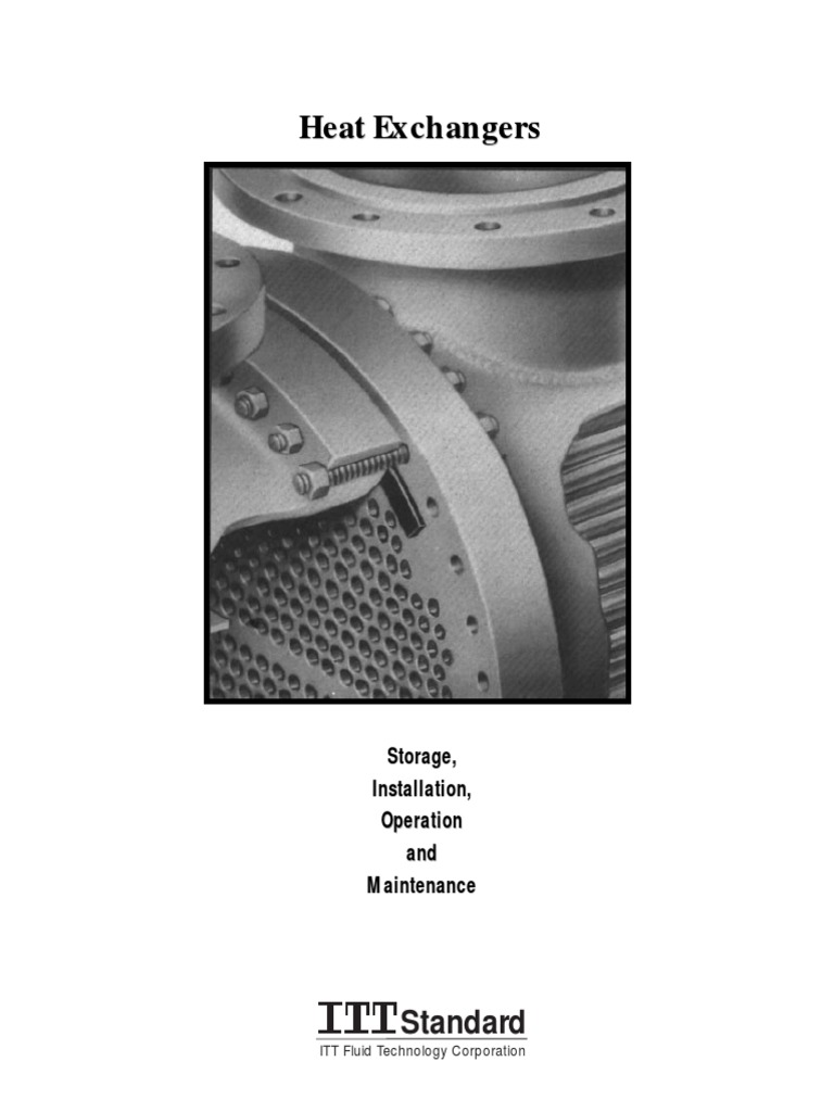 Storage, Operation & Maintenance of Heat Exchangers PDF | PDF | Heat ...