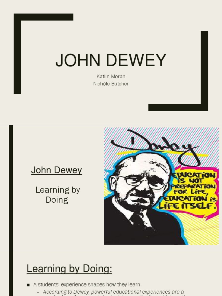 John Dewey Powerpoint | PDF