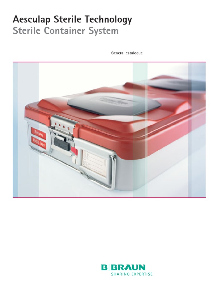 c40402 Sterile ContainerAESCULAP | PDF | Sterilization (Microbiology ...