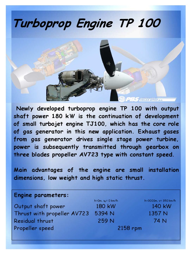 En tp100 | PDF | Transmission (Mechanics) | Propeller