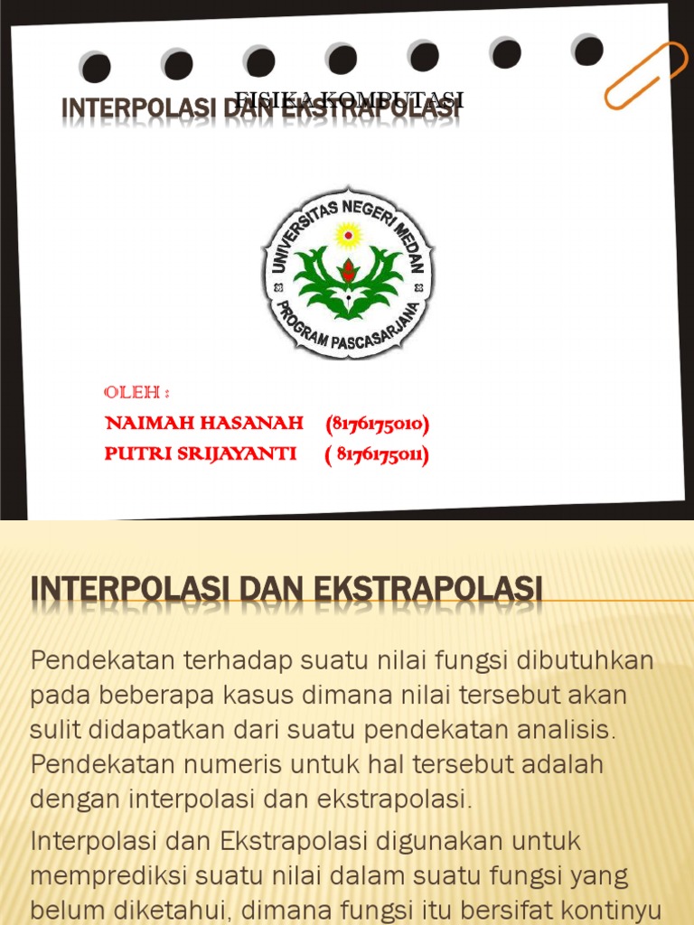 Interpolasi Dan Ekstrapolasi | PDF
