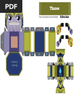 Galactus Mini Papercraft by Becks Junkie | PDF