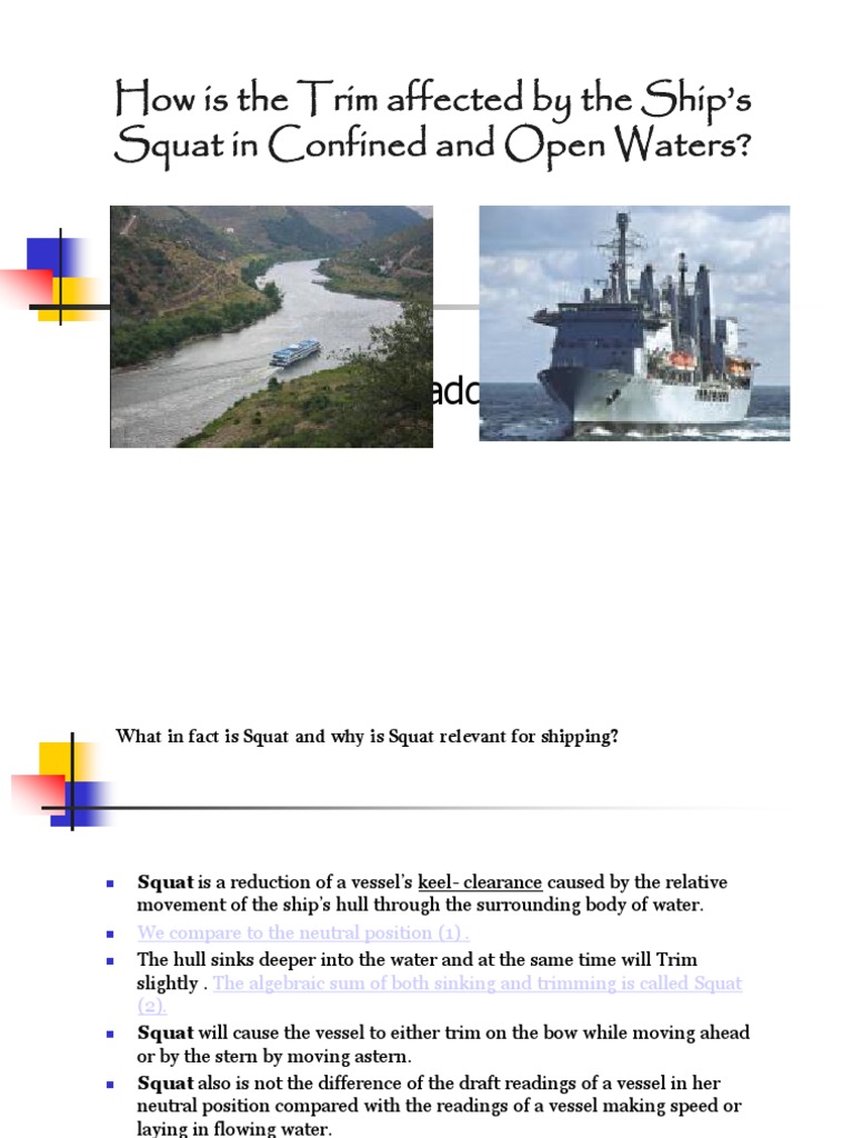 Squat Effect | Hull (Watercraft) | Ships