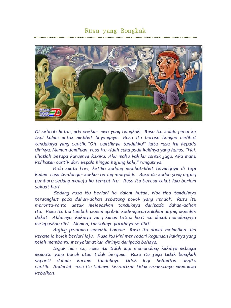 Rusa Yang Bongkak Tahun 1 | PDF | Griya & Taman | Puisi