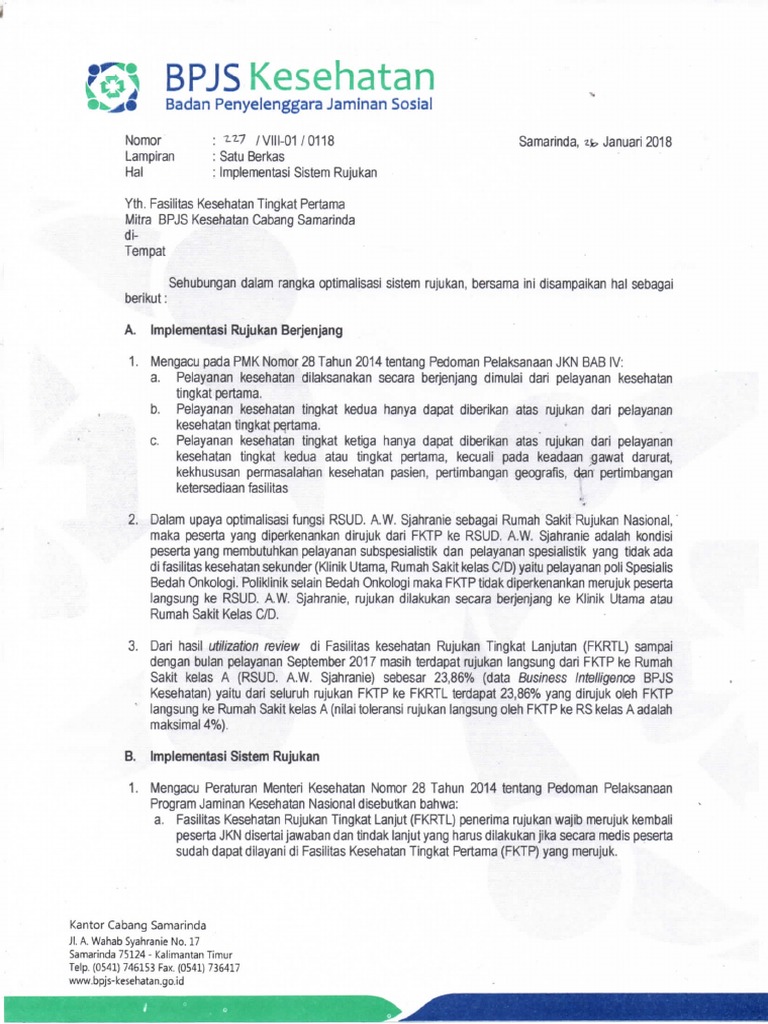 DAFTAR KONTAK PUSAT RUJUKAN | PDF