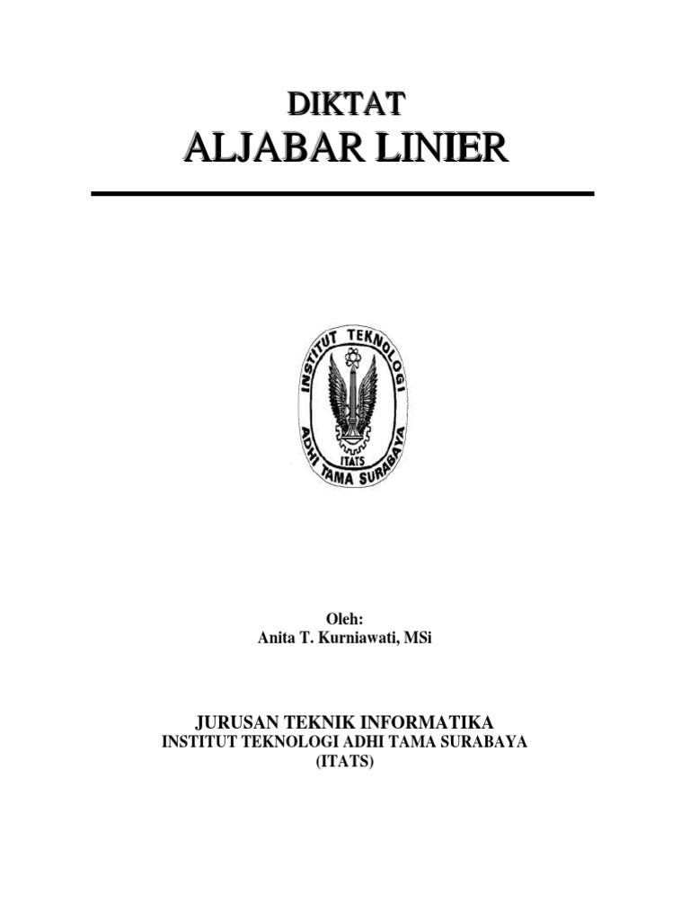 Diktat Aljabar Linier | PDF
