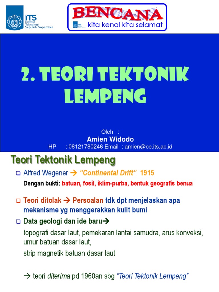 2 Teori Tektonik Lempeng | PDF | Plate Tectonics | Rift