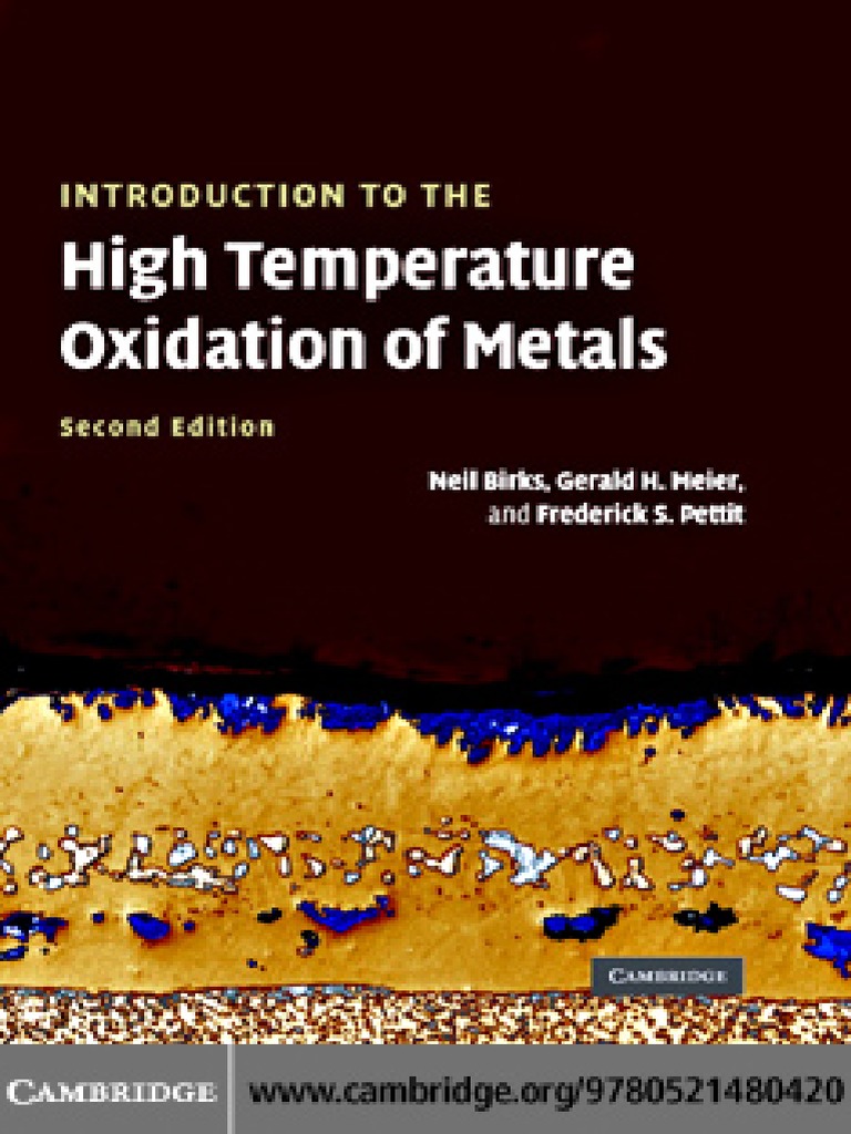 Introduction To The High Temperature Oxidation of Metals PDF | PDF | X ...