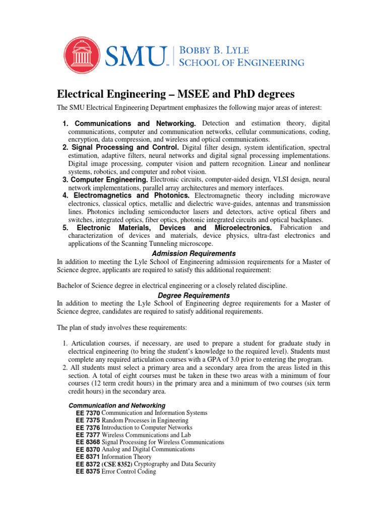 Electrical Engineering | PDF | Digital Signal Processing | Electrical ...