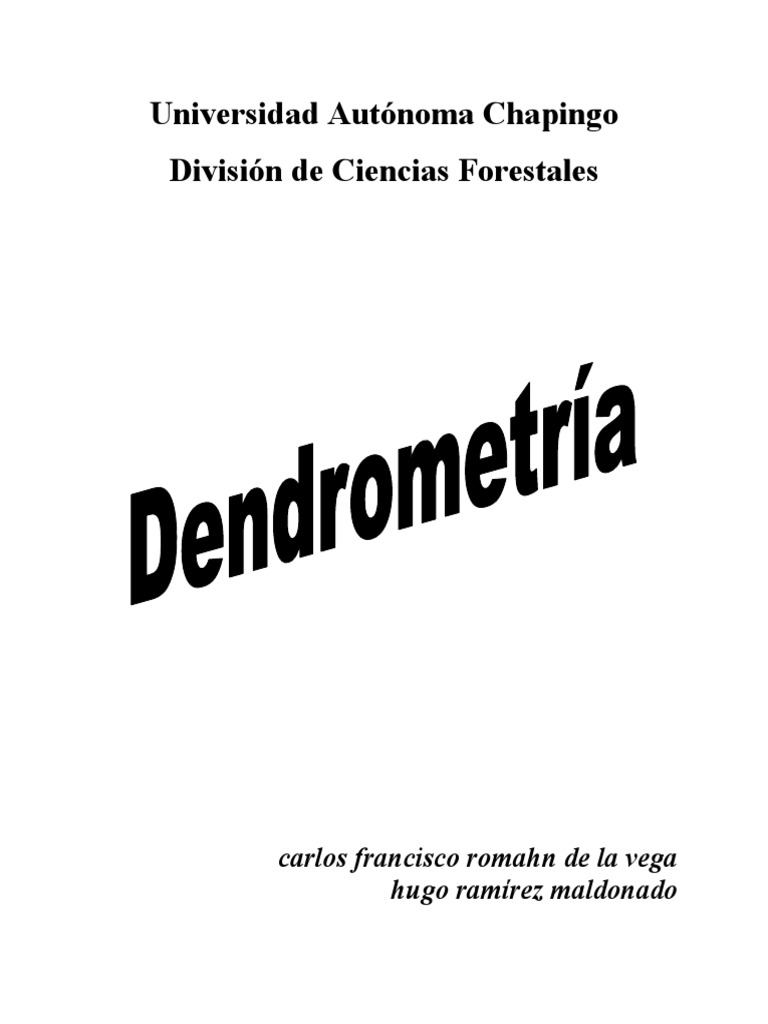 Guía de Dendrometría Forestal | PDF | Espacio | Geometría
