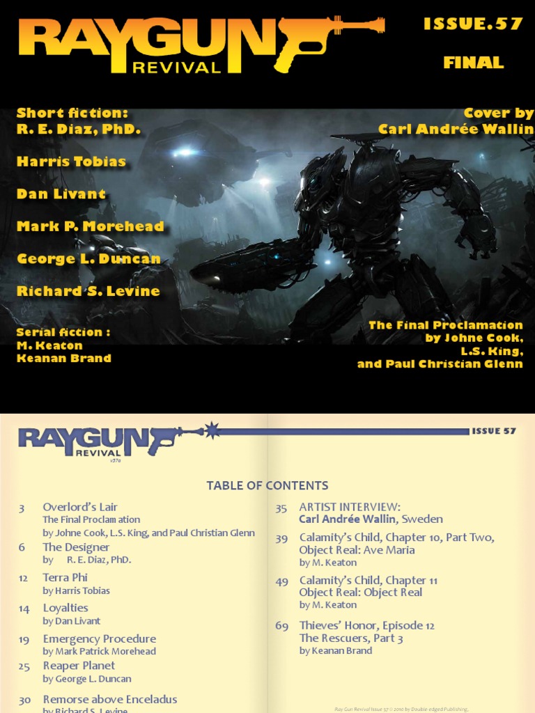 Ray Gun Revival Magazine, Issue 57 FINAL | PDF | Fighter Aircraft | Nature