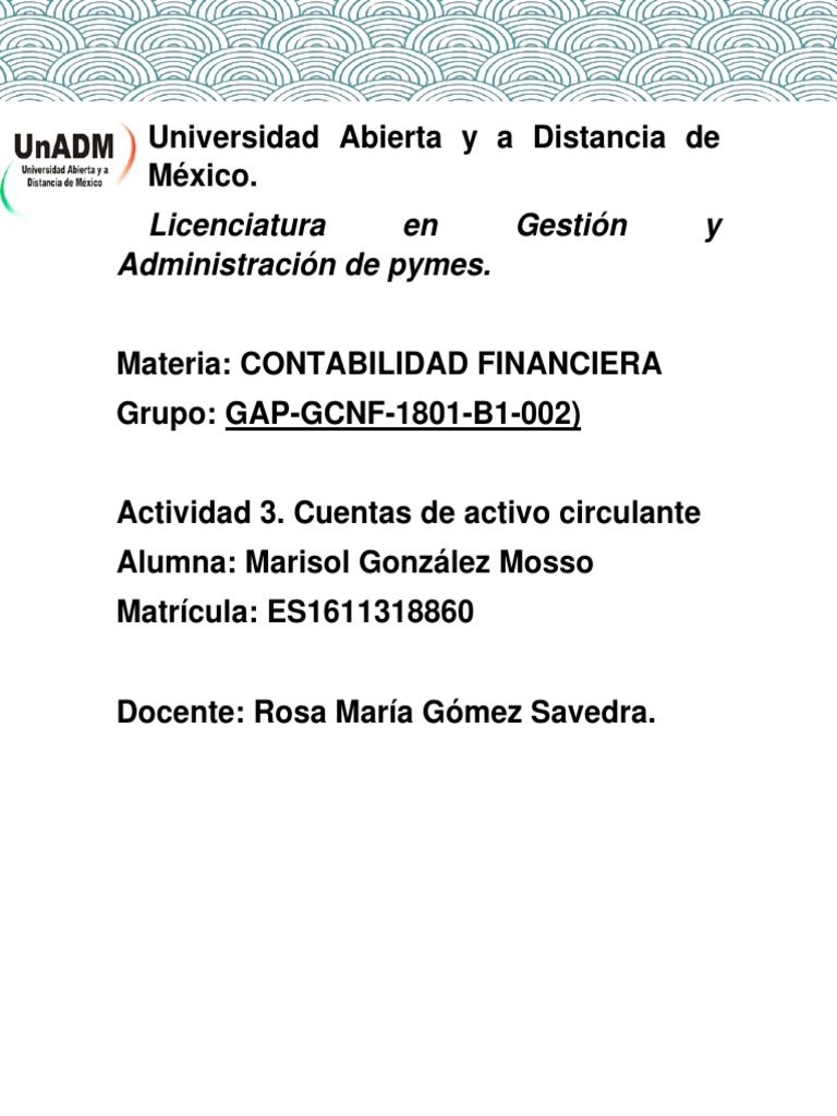 GCNF U1 Ea Magm | PDF | Bancos | Contabilidad financiera