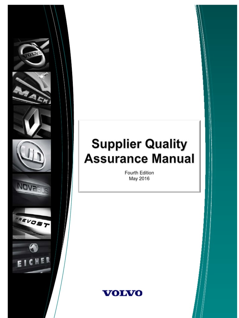 Volvo Supplier Quality Assurance Manualpdf | PDF | Economic Sectors ...
