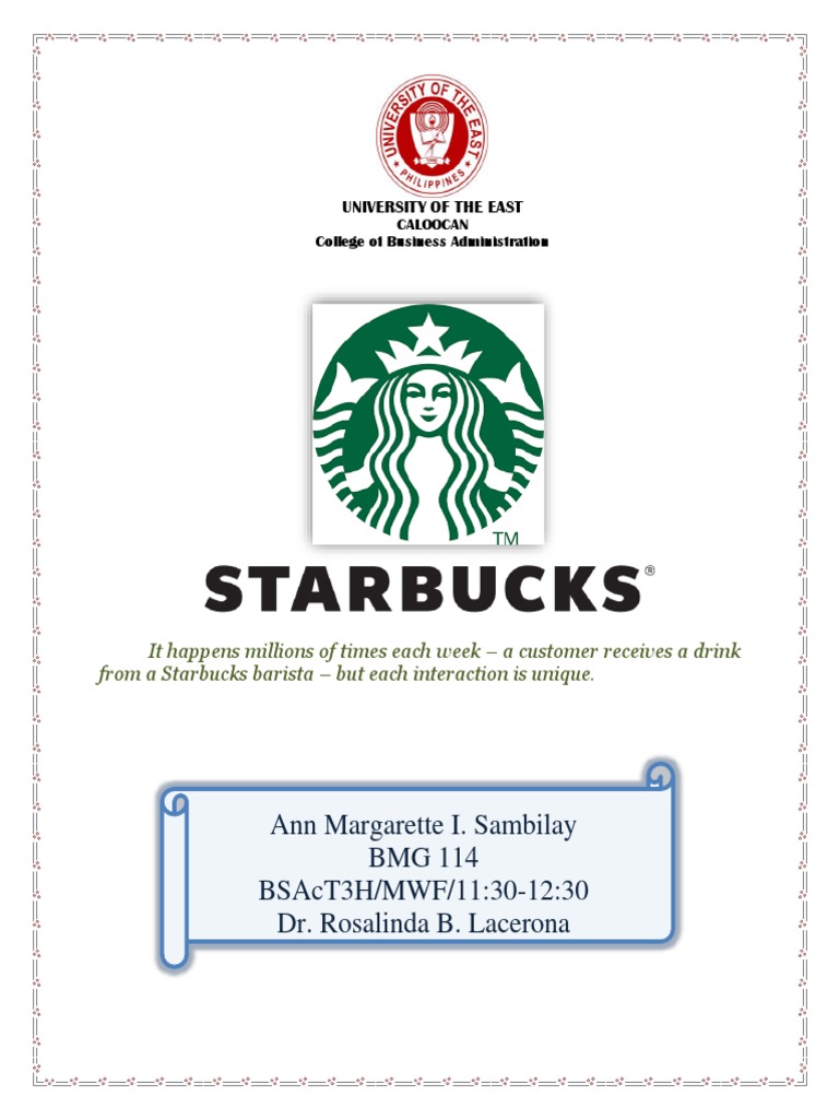 Case 3 Starbucks | PDF | Starbucks | Coffee