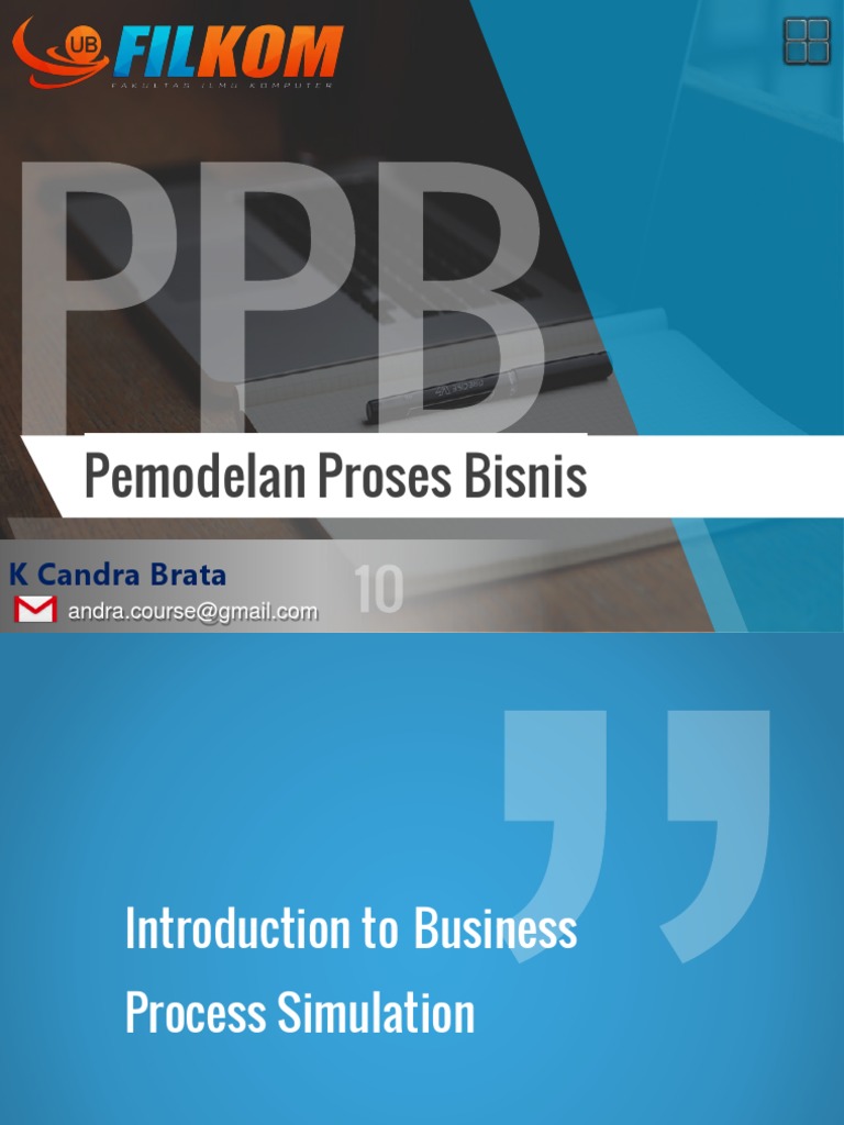 Pemodelan Proses Bisnis: K Candra Brata | PDF | Randomness | Simulation