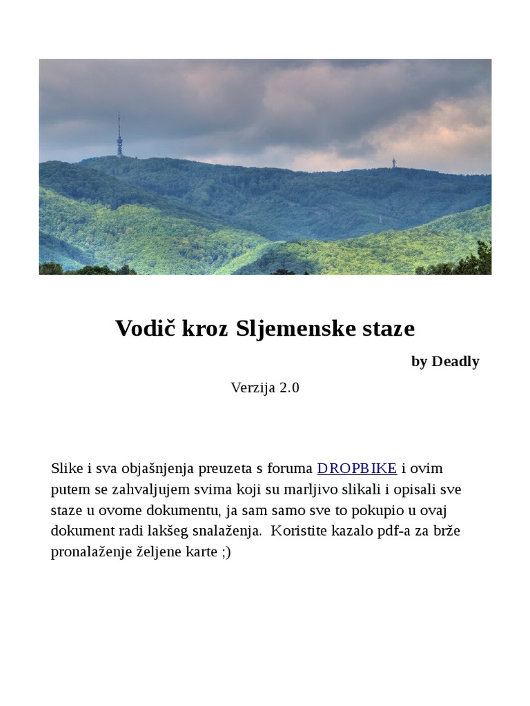 Sljeme Staze 2.0 | PDF
