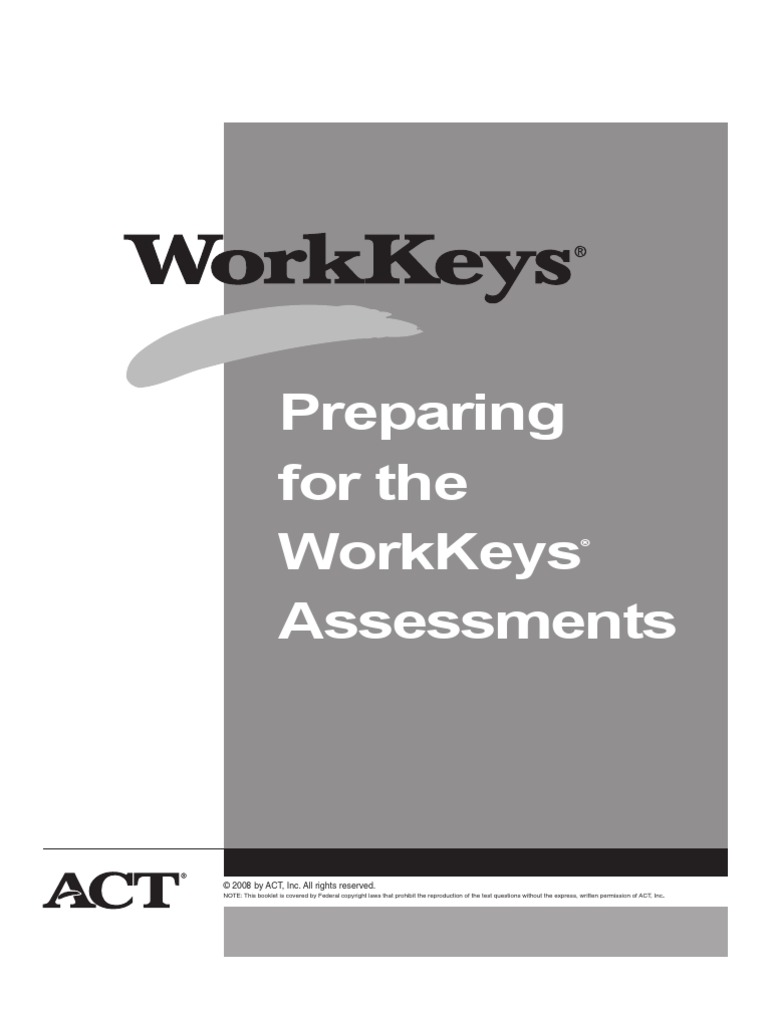 Preparing For The WorkKeys Assessments | PDF | Fahrenheit | Fraction ...