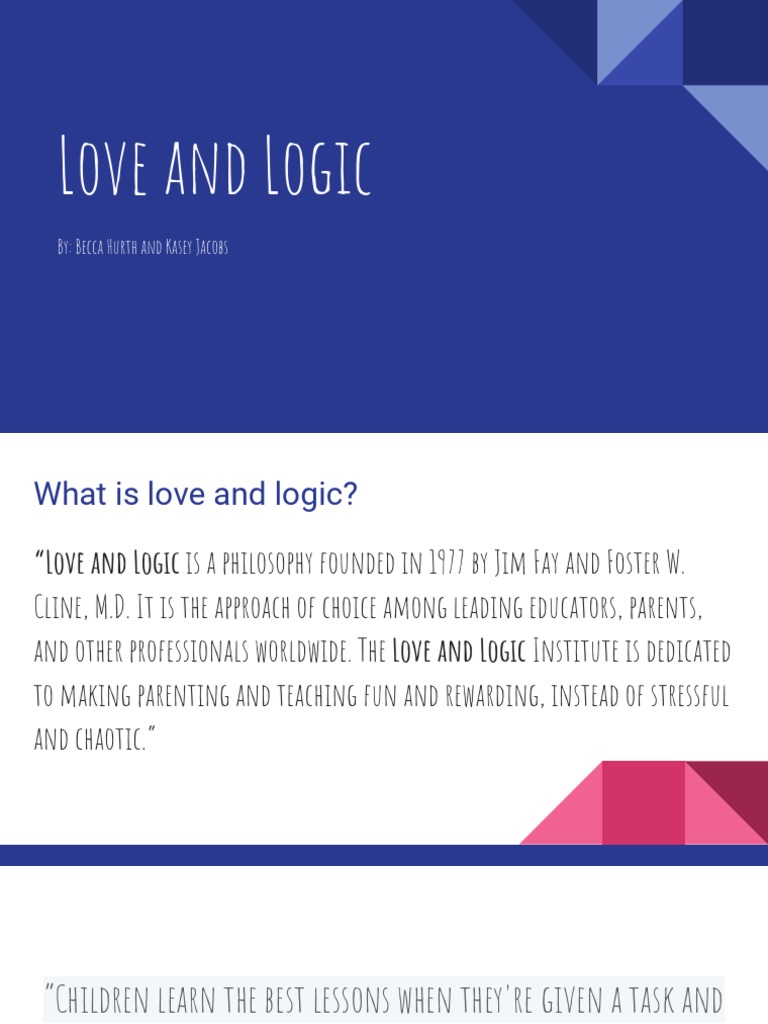 Love and Logic | PDF