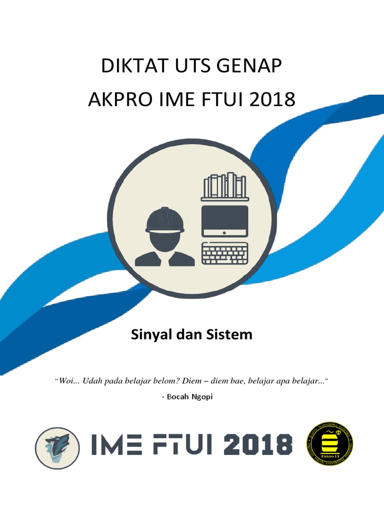 Diktat UTS Genap 2018 Sinyal Dan Sistem | PDF